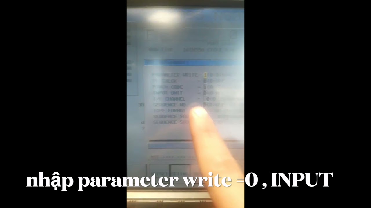 100 Parameter Write Fanuc Alarm Youtube