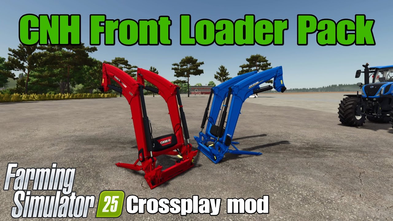 CNH Front Loader Pack / FS25 crossplay mod - YouTube