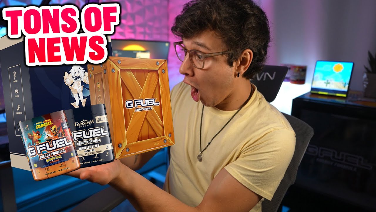 GFUEL News! - New Flavors! - Cactus Lime! - Peach Iced Tea Returns ...