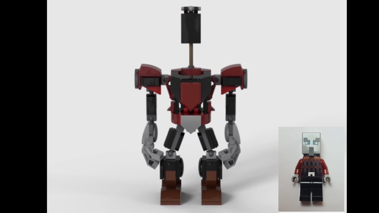 LEGO® Minecraft Pillager mech - YouTube