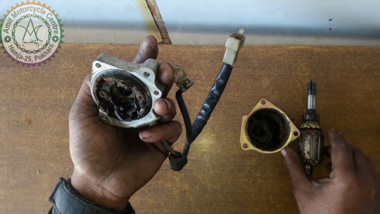 Starter motor repair and service | How To Servicing starter motor | How ...