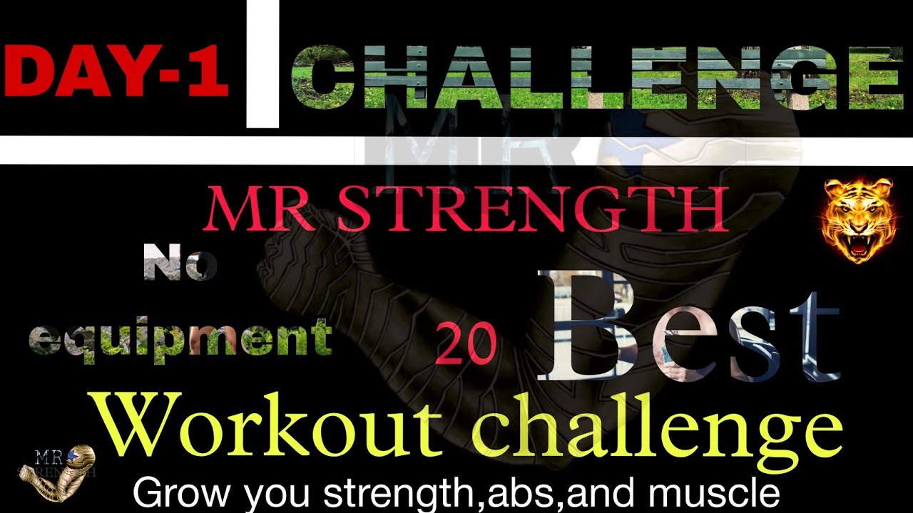 [Day - 1] workout challenge { Top 20 workout challenge for strength ...