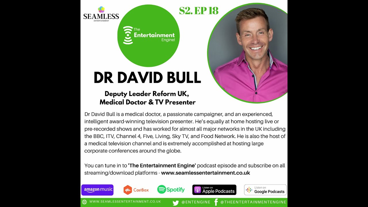 Dr David Bull - Deputy Leader Reform UK | TV presenter and Medical ...