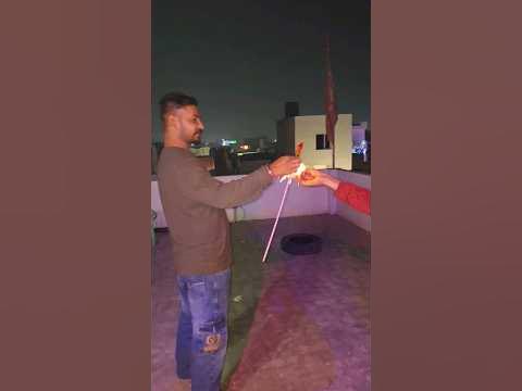 Rocket gone wrong #crackers #diwali #rocket #skyshot #fire - YouTube