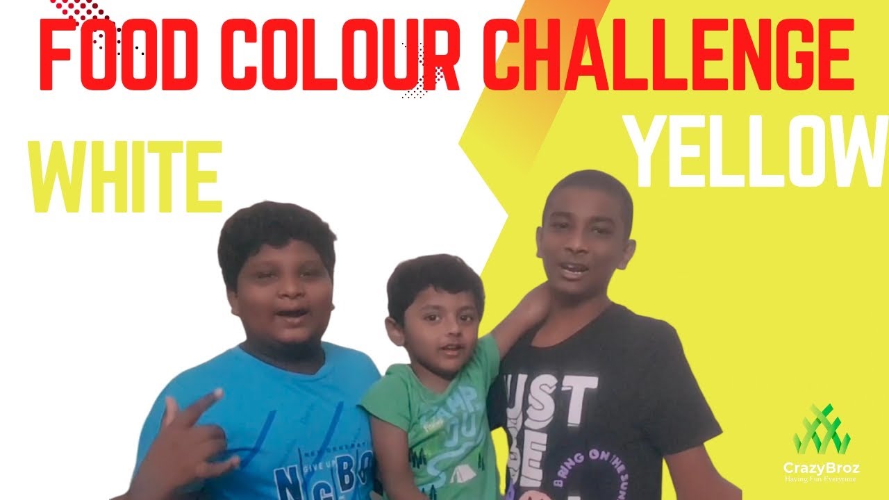 crazy Food colour challenge - YouTube