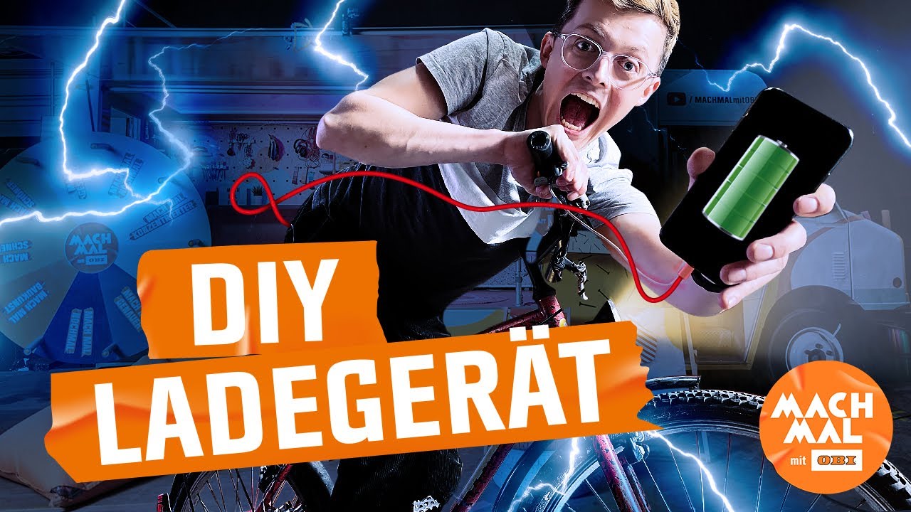 DIY LADEGERÄT! So lädt dein FAHRRAD dein HANDY | MACH MAL DEINS - YouTube