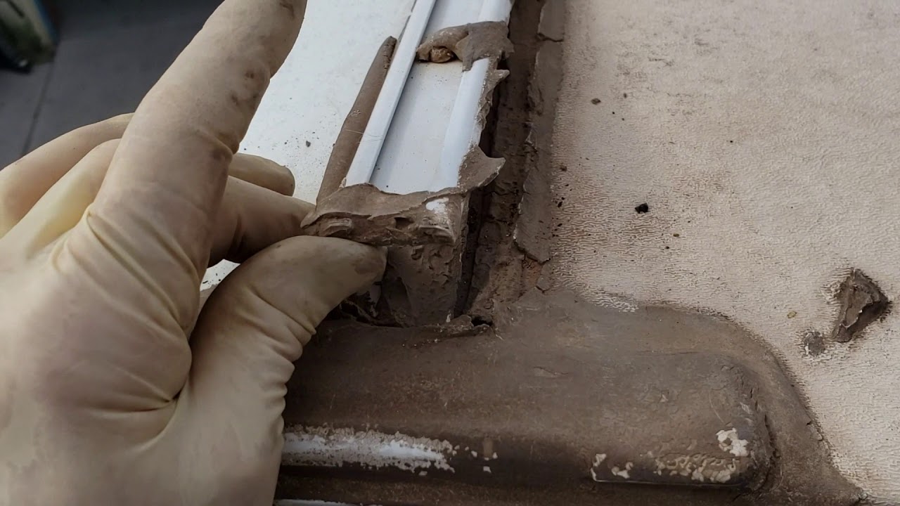 RV Roof Rotten From Bad Installation - YouTube