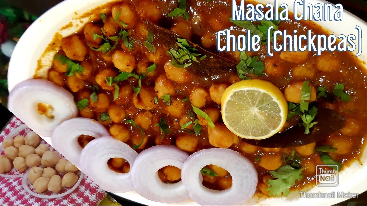 Chole Masala Recipe |Chickpeas indian style| Punjabi Style Chole ...