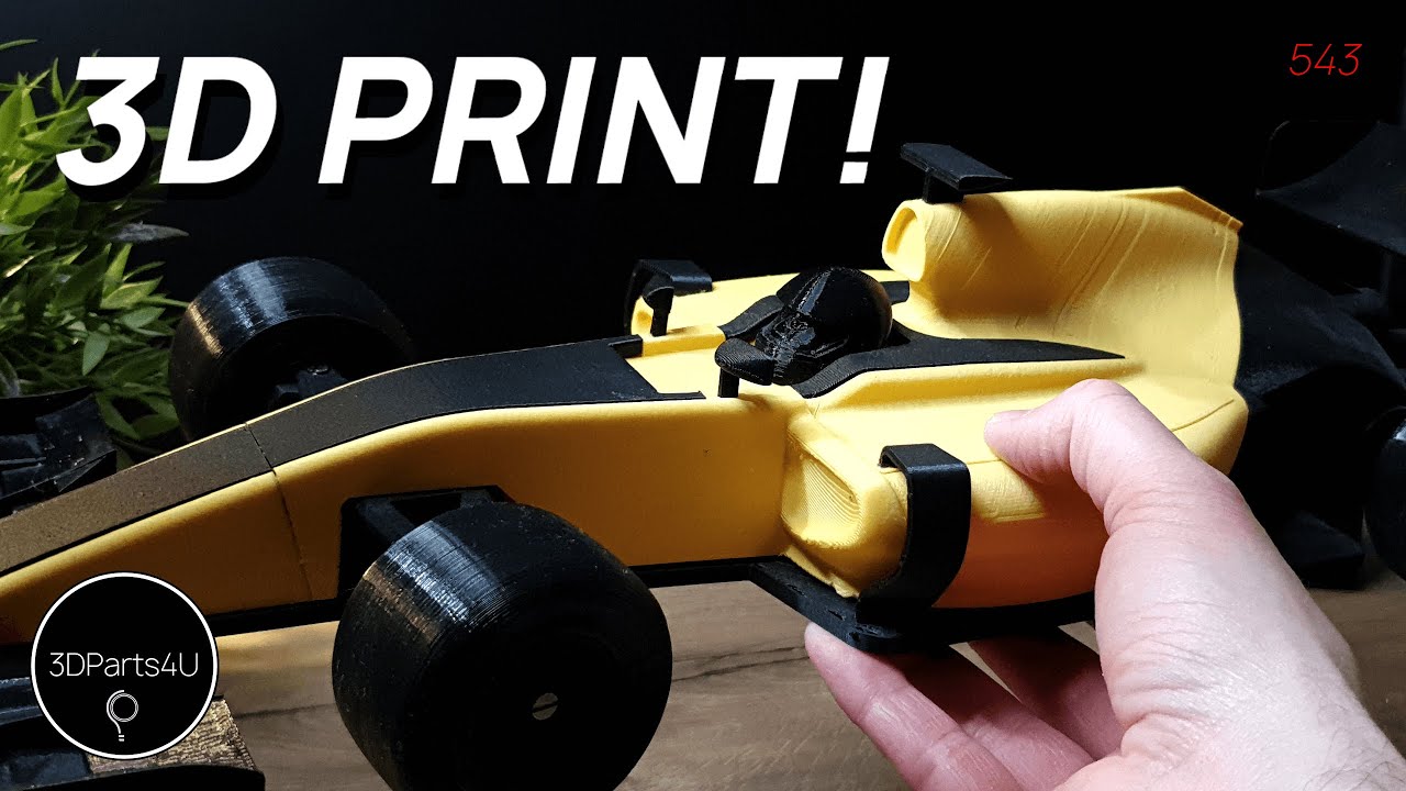 🏎 AWESOME F1 Car 3D Model - 3D Printed F1 Car - Formula 1 Car - 3D Cars ...