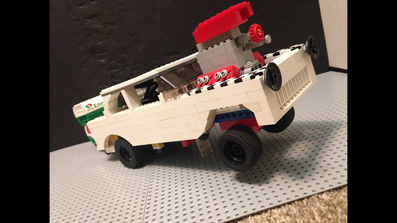 1955 CHEVY gasser Lego Wheelie Car - YouTube