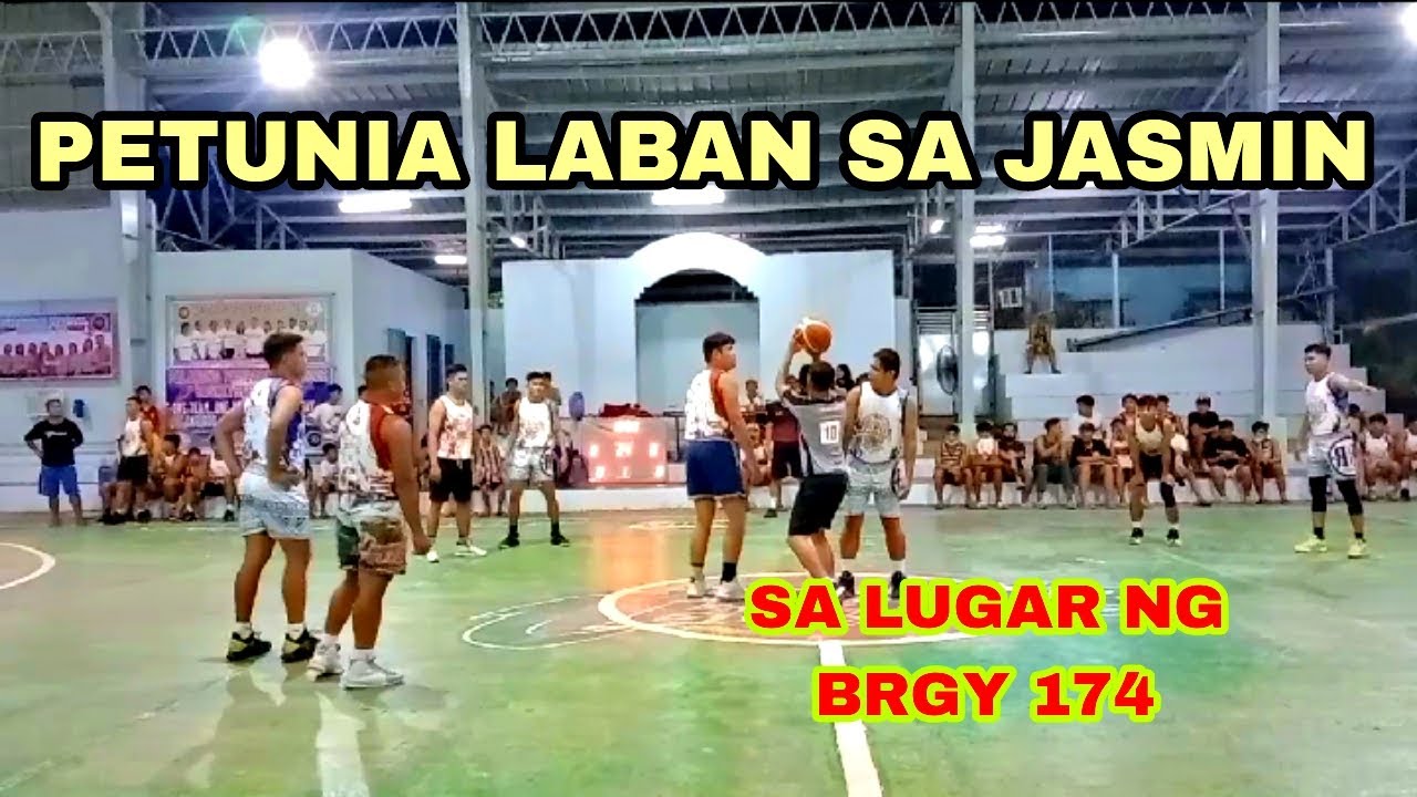1st & 2nd Quarter PETUNIA vs JASMIN(SALPUKAN NA SA BRGY 174) - YouTube