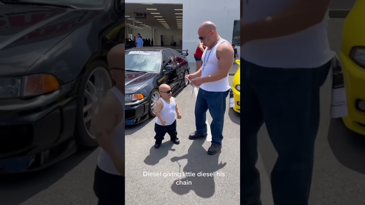Midget Vin Diesel 😭 #car #shorts #cars #fastandfurious #cars #funny # ...