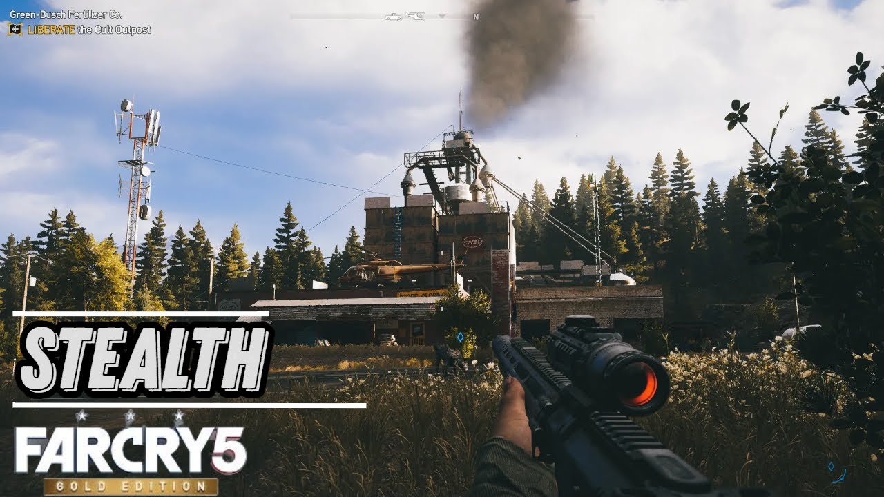 Fry Cry 5 cult Liberation||stealth kill|| action gameplay|| (green bush ...