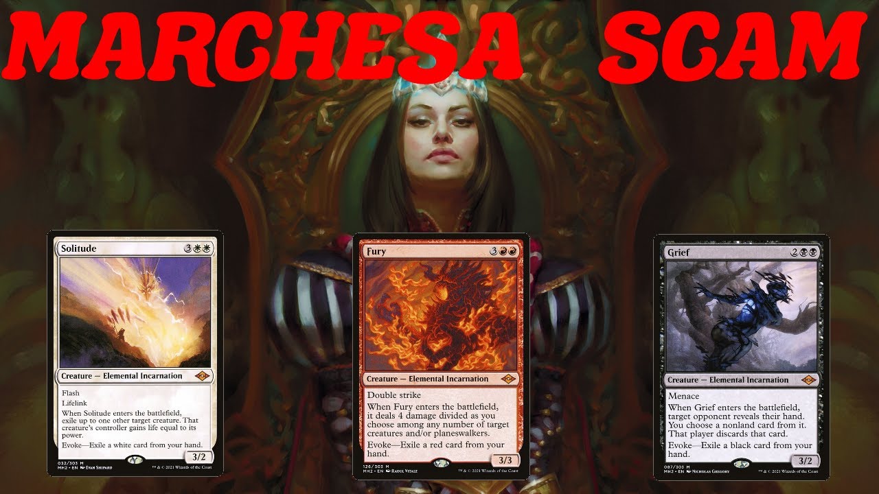 MARCHESA SCAM! Legacy Mardu scam combo MTG - YouTube
