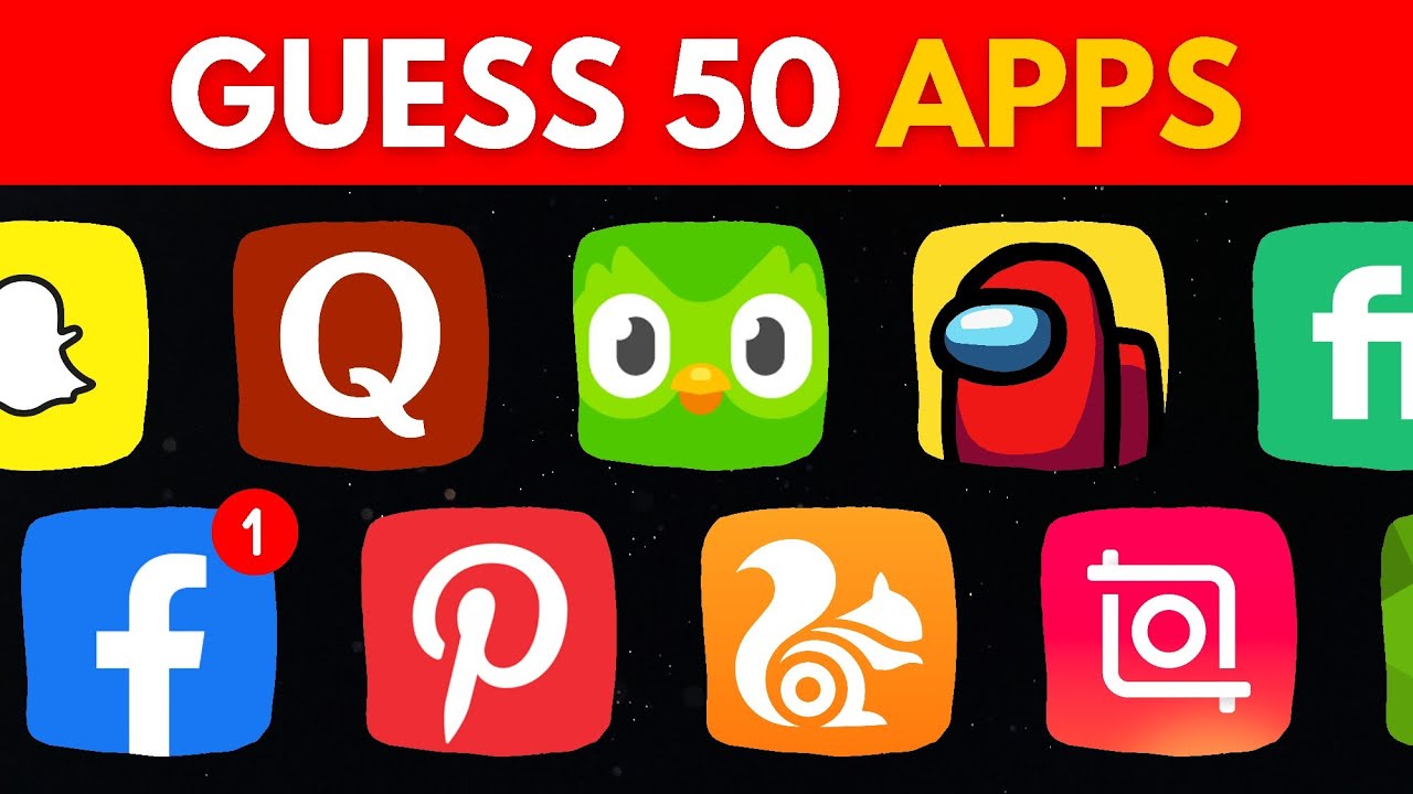 Guess The App Logo In 10 Seconds! | 50 Famous App Logos | Logo Quiz 🎨 ...