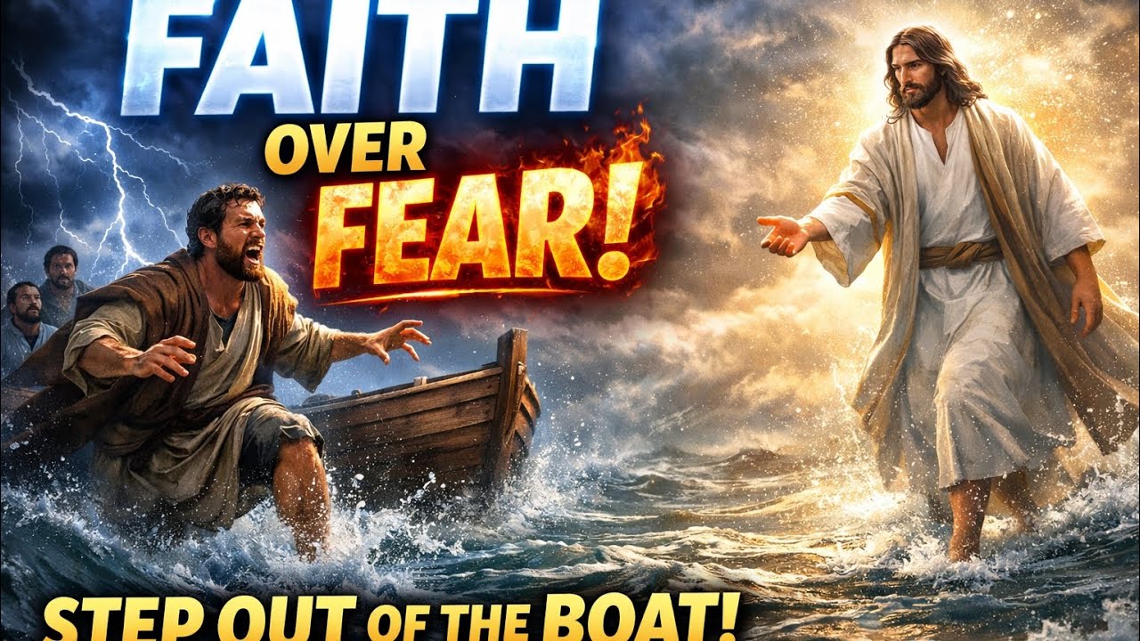 PETER WALKING ON WATER: FAITH OVER FEAR (Matthew 14:22–33) - YouTube