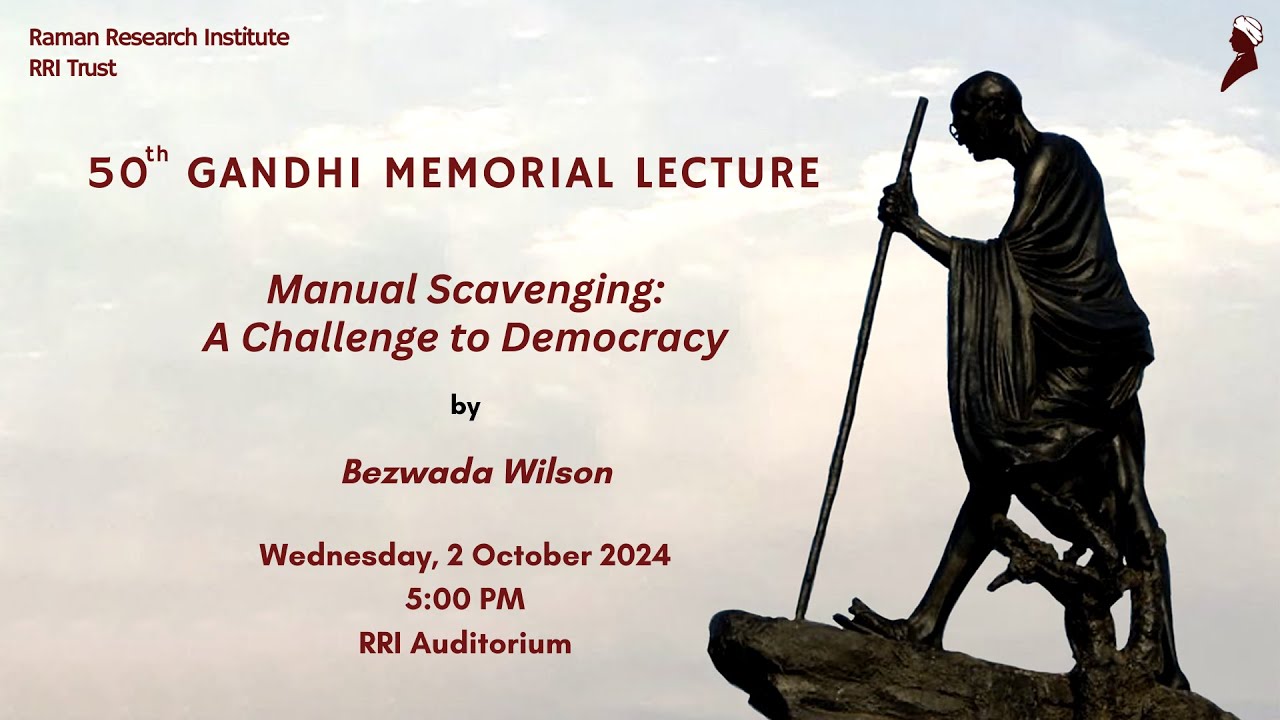 Manual Scavenging : A Challenge to Democracy by Bezwada Wilson 50th ...