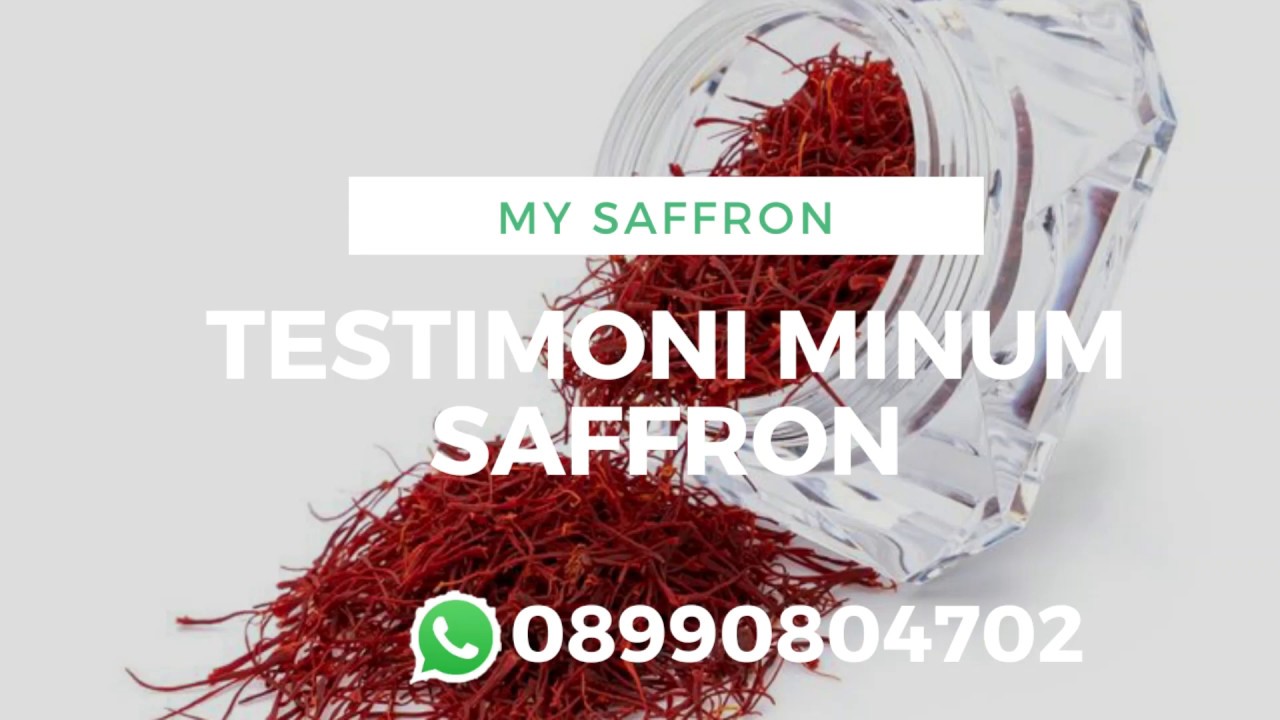 testimoni minum saffron, saffron iran harga WA 08990804702 - YouTube