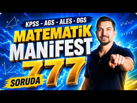 Manifest 777 Matematik Tekrar Kitabı-Sayı-Kesir Problemleri (370-378) -İlyas Güneş