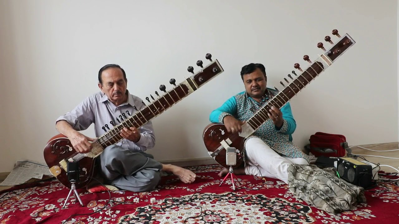 Raga Yaman on Sitar by Pt.Ashim Chowdhury and Abhijit D. Pathak...Jor ...