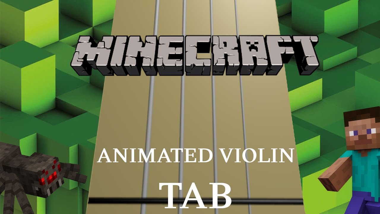 Sweden by C418 (Minecraft Theme) - Animated Violin Tab - YouTube