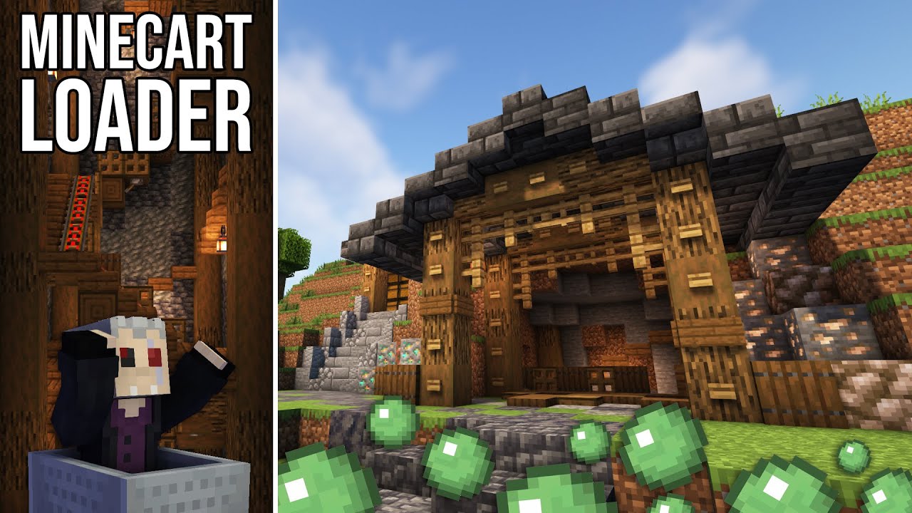 Decorating a Mineshaft + Minecart Loader & Swamp Slime Farm! - Survival ...