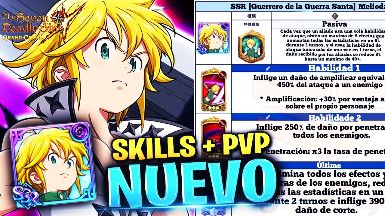 ANÁLISIS al NUEVO MELIODAS (SKINS, HABILIDADES, ULTIMATE, BANNER y PVP ...