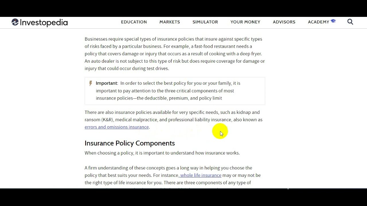 What is Insurance Official Insurance Info | Official insurance info ...