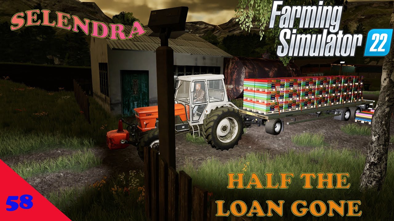 Selendra Ep 58 Fabric pays off half the loan Farm Sim 22 - YouTube