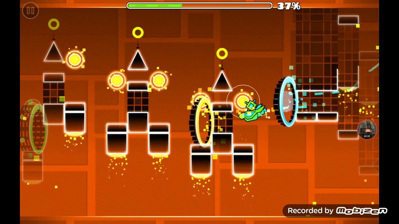 Geometry dash level hard - YouTube