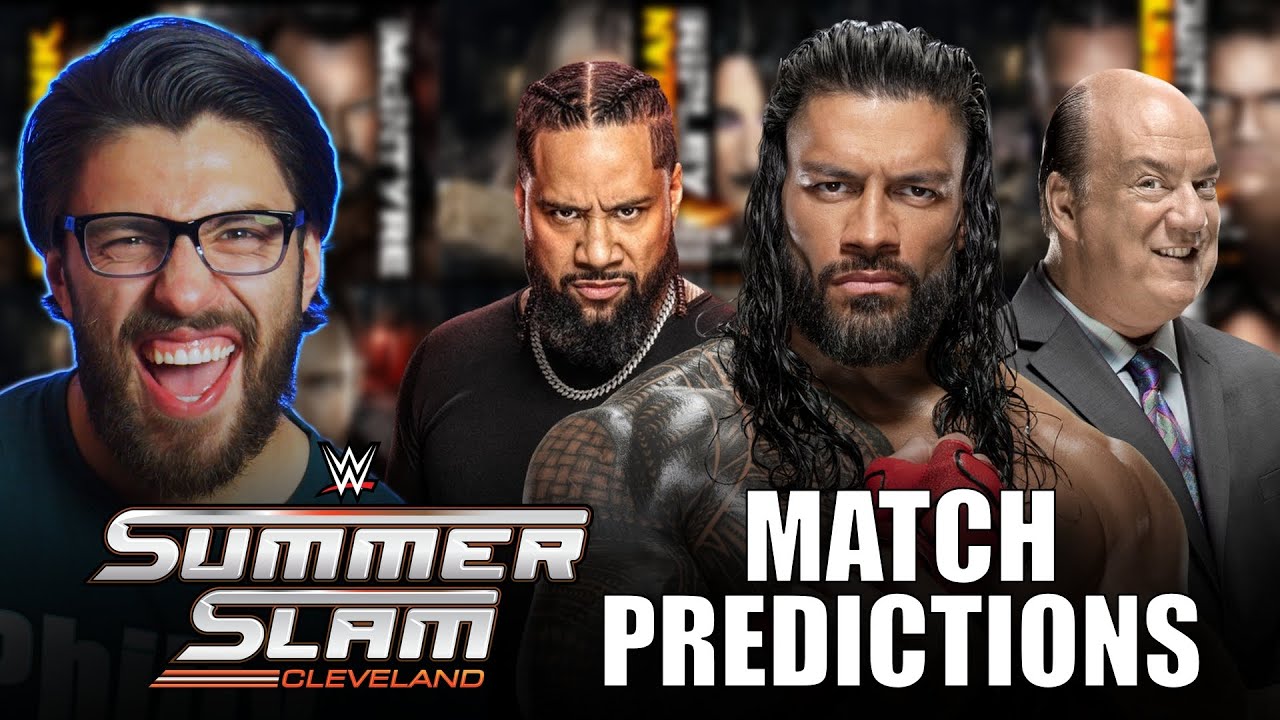 WWE SUMMERSLAM 2024 PREDICTIONS: MATCH CARD BREAKDOWN! ROMAN REIGNS ...