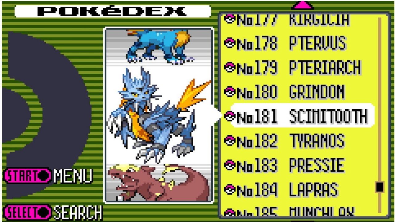 Pokemon Altair & Sirius - Hoenn Pokedex (Complete) - YouTube