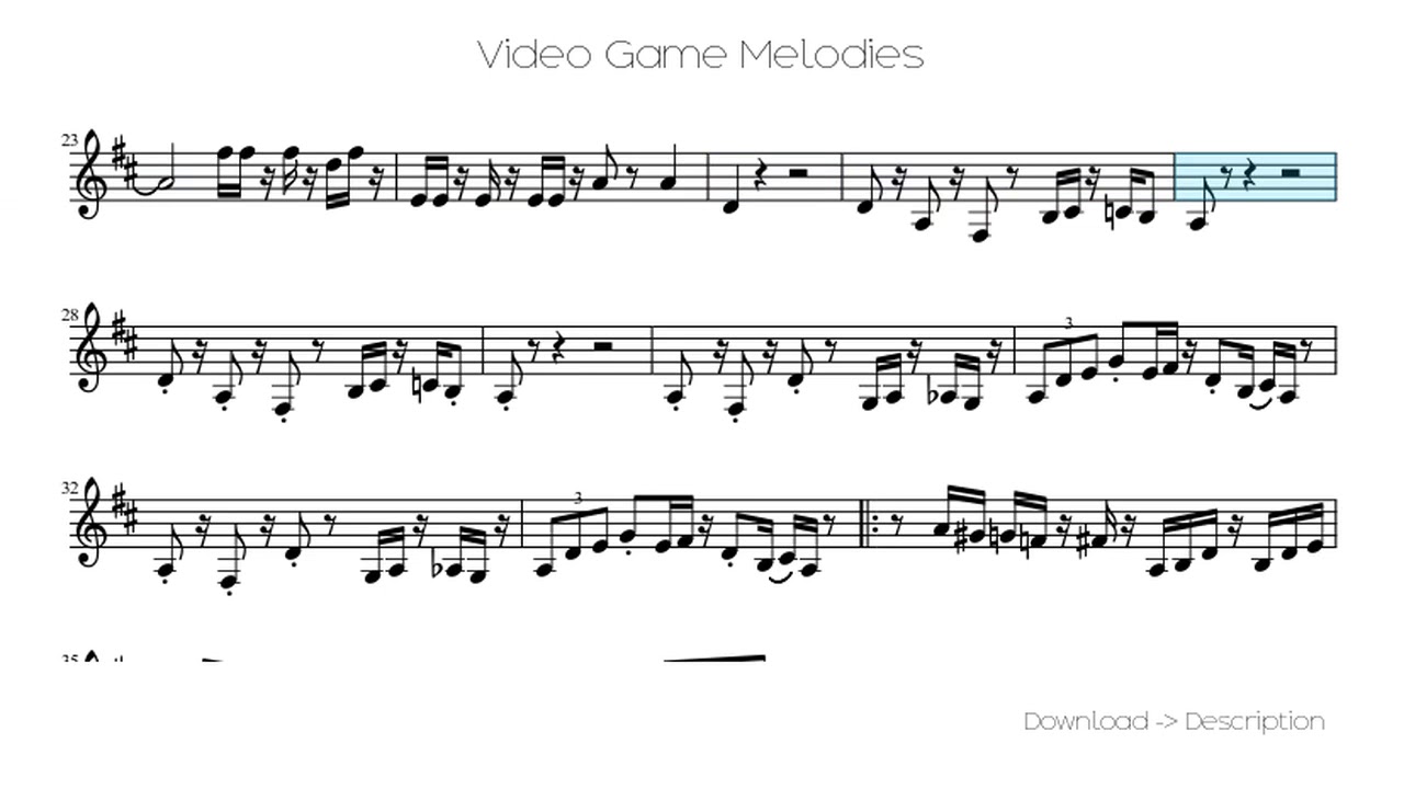 🎶 Video Game Melodies 🎸🎸 - YouTube