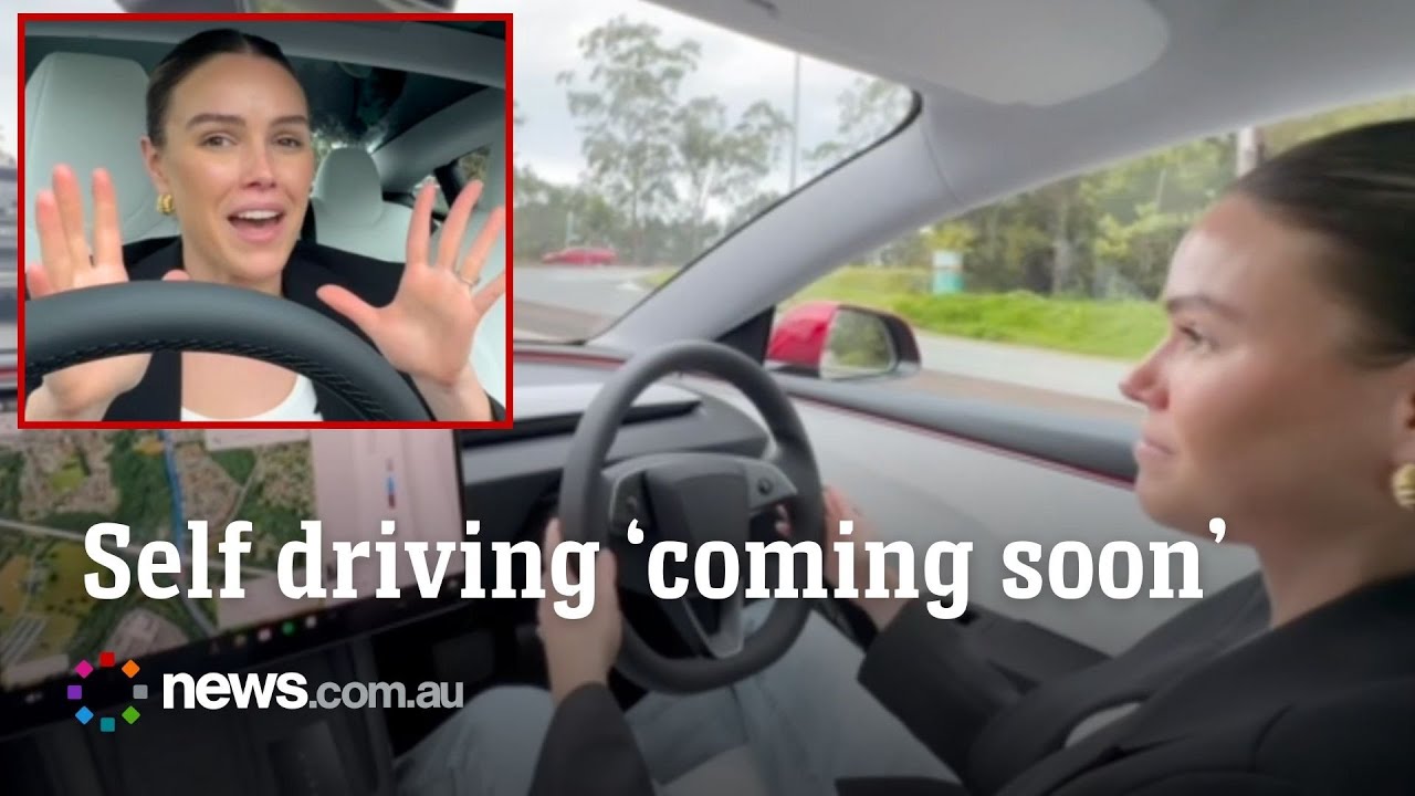 Tesla to enable full self driving in Australia - YouTube