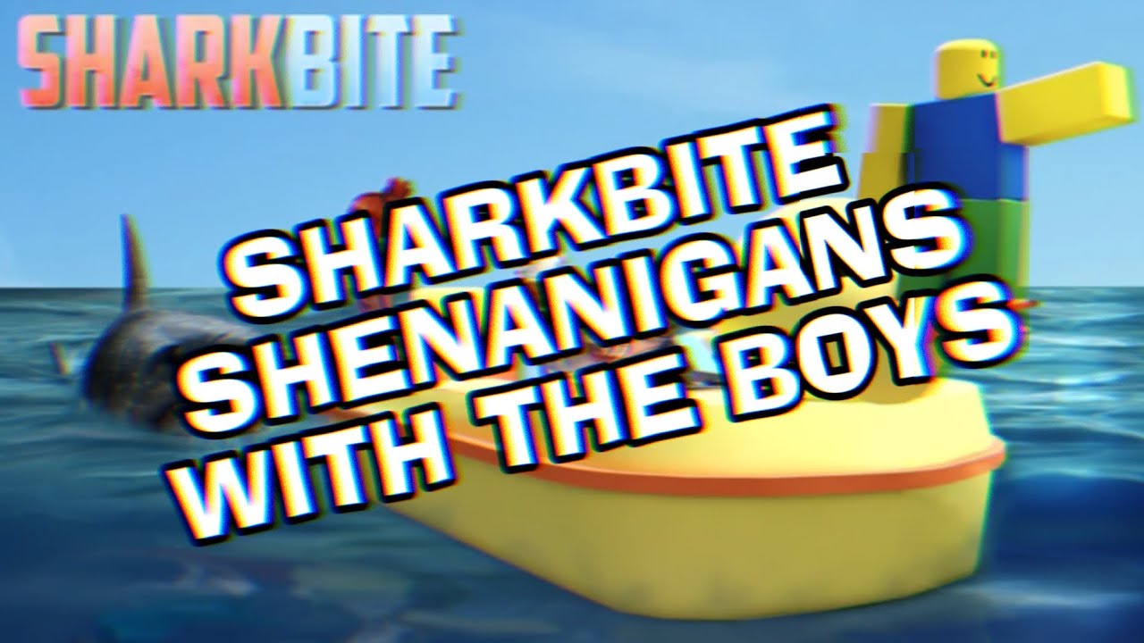 SharkBite Shenanigans with the boys #roblox - YouTube
