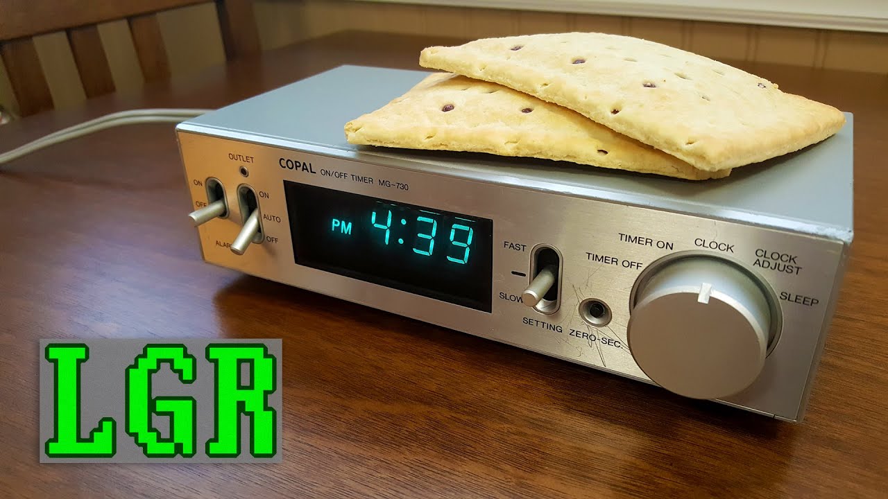 LGR - Clock Tarts [retro timer clock + a toaster] - YouTube