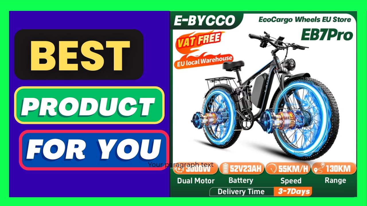 E-BYCCO EB7 Pro Electric Bicycle 3000W - YouTube