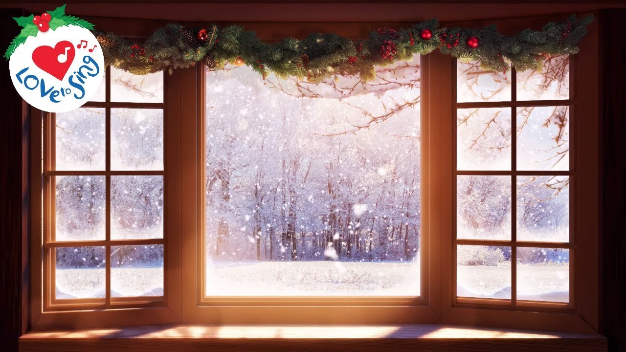 Christmas Songs and Carols Playlist with Snow Falling - YouTube