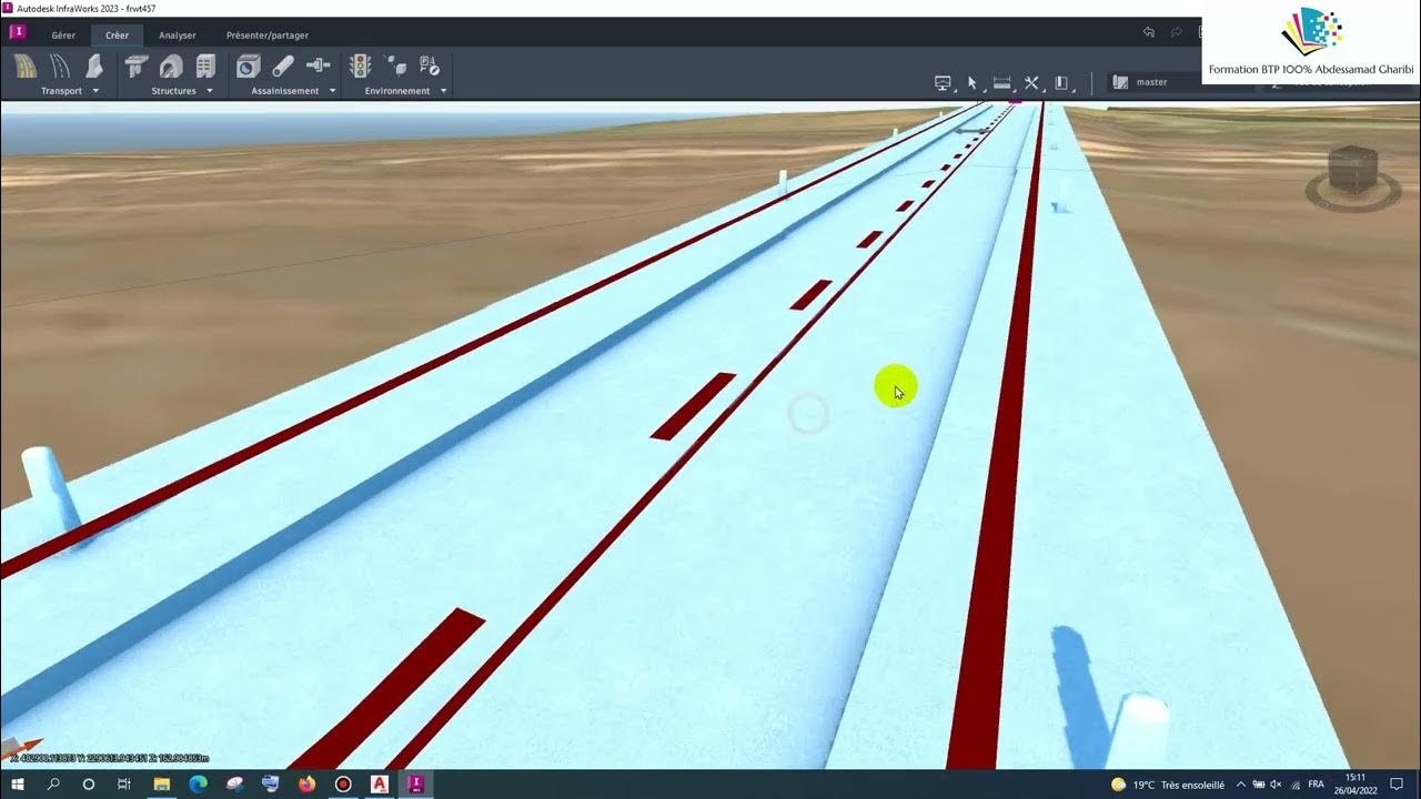 Covadis 17.1g Autocad Map 3D et infraworks 2023 export et import imx terrain naturel - YouTube