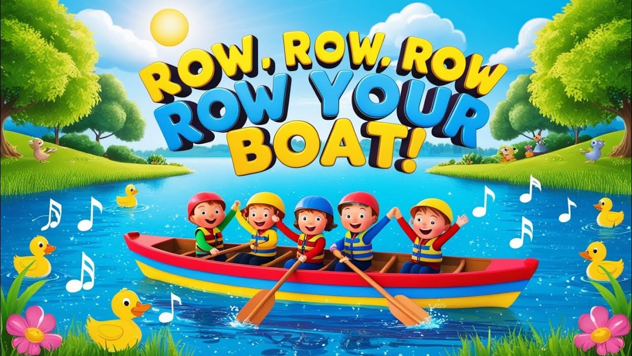 "🌊🎶 Sing-Along Adventure! 'Row Row Row Your Boat' & Fun Nursery Rhymes ...