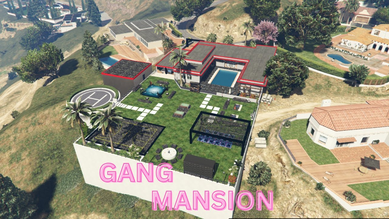 Shadow Gang Mansion / Fivem MLO / Gang MLO / GTA5 - YouTube