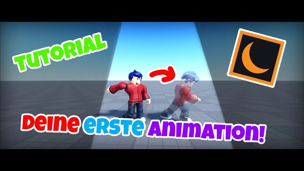 Deine ERSTE Animation! | Roblox Moon Animator TUTORIAL [DE/GER] - YouTube