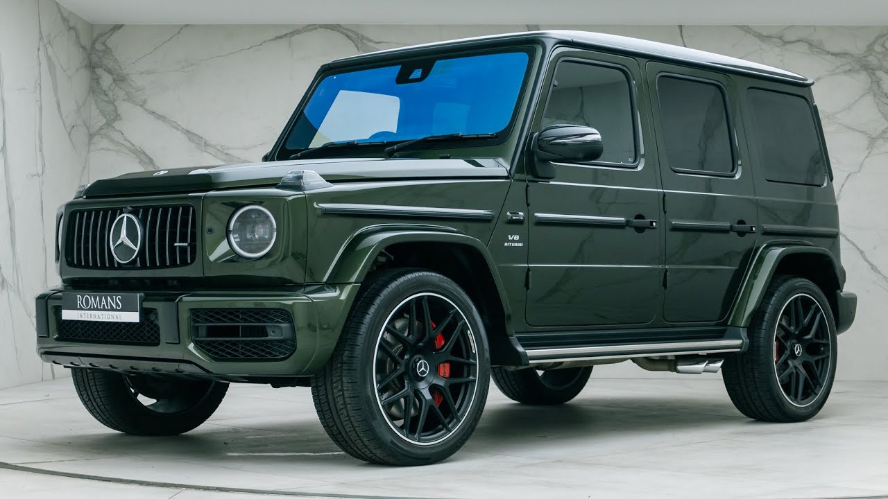 2022 Mercedes AMG G63 Carbon Edition - G Manufaktur Olive Metallic - Walkaround & Interior - YouTube