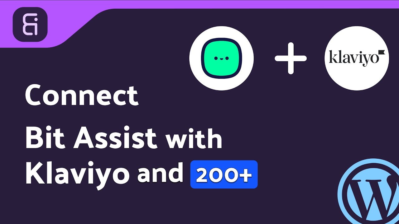 Integrating Bit Assist Form With Klaviyo Using Bit Integrations Plugin Youtube