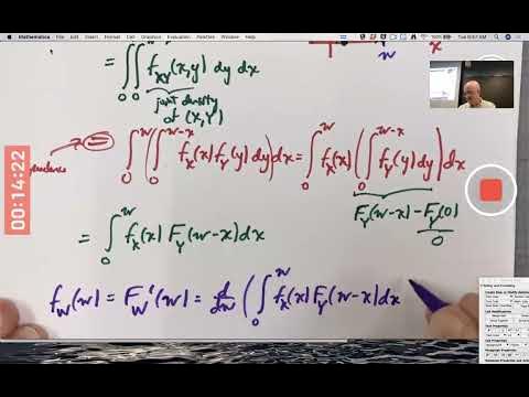 Applied Stats 12: Convolution Integral Formula, Application, Sum of Dependent Random Variables ...