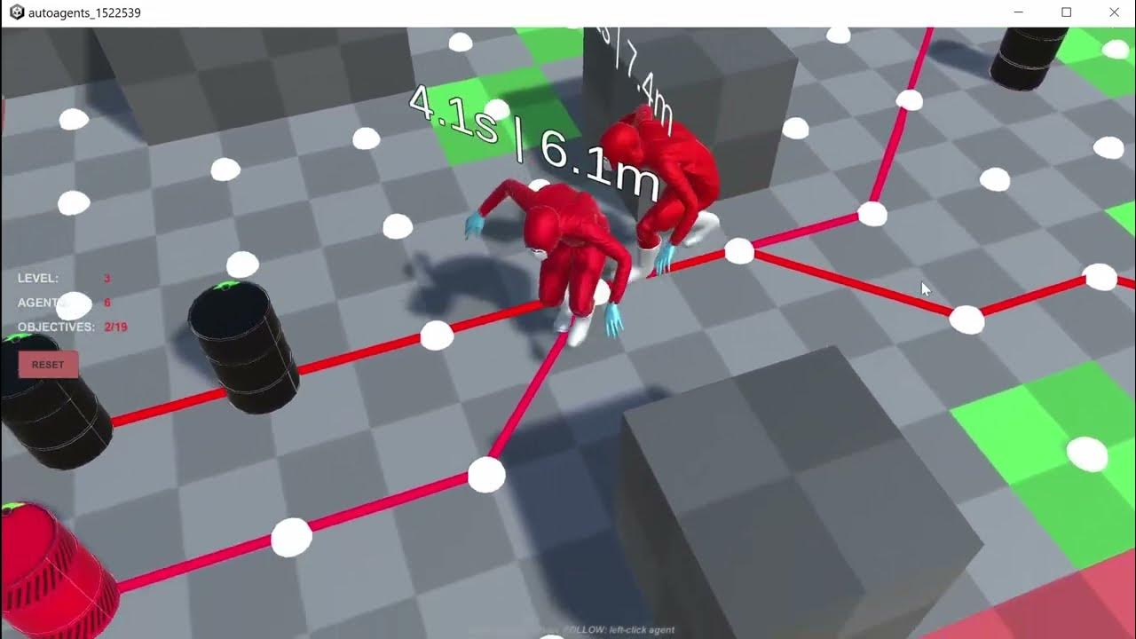 unity - procedurally generated agent pathfinding using A* - YouTube