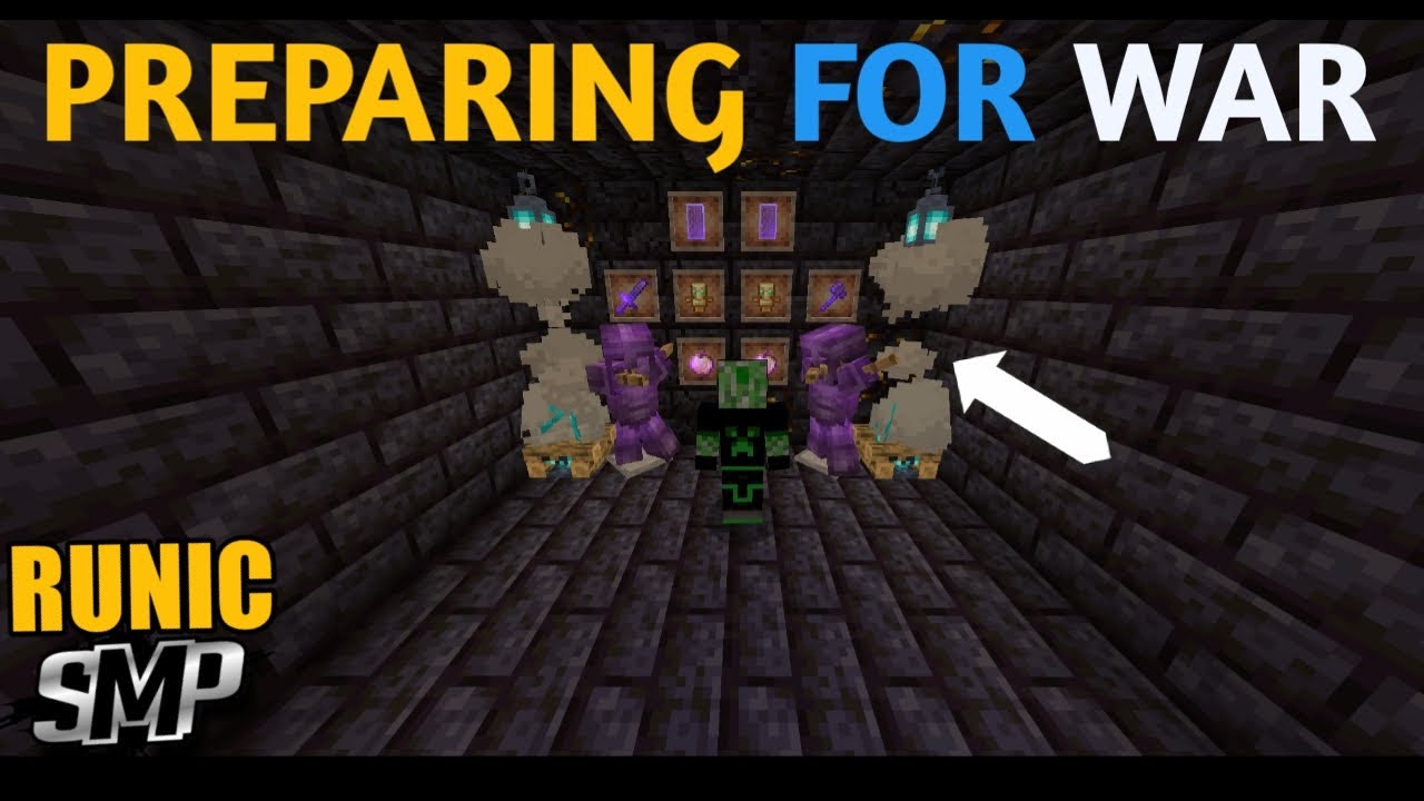 Preparing For War In Runic Smp Chor Gang Part 2 - YouTube
