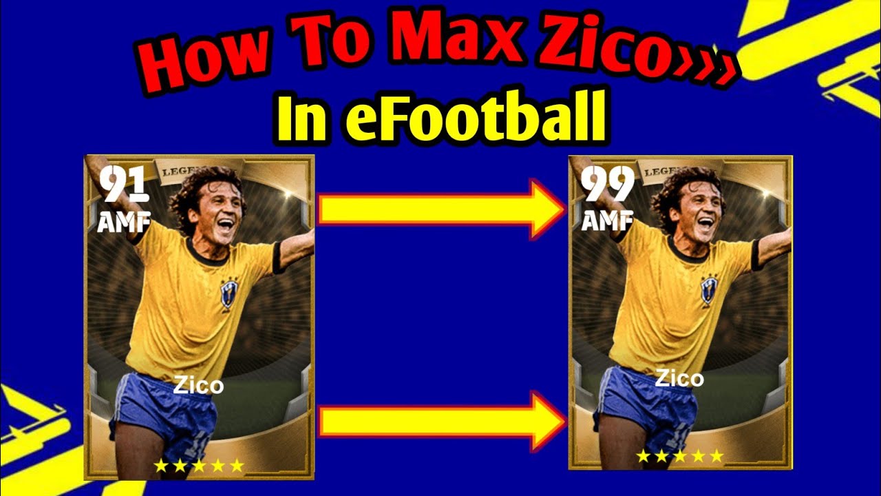 How To Train Zico Max Level In eFootball 2023 || How To Max Zico In ...