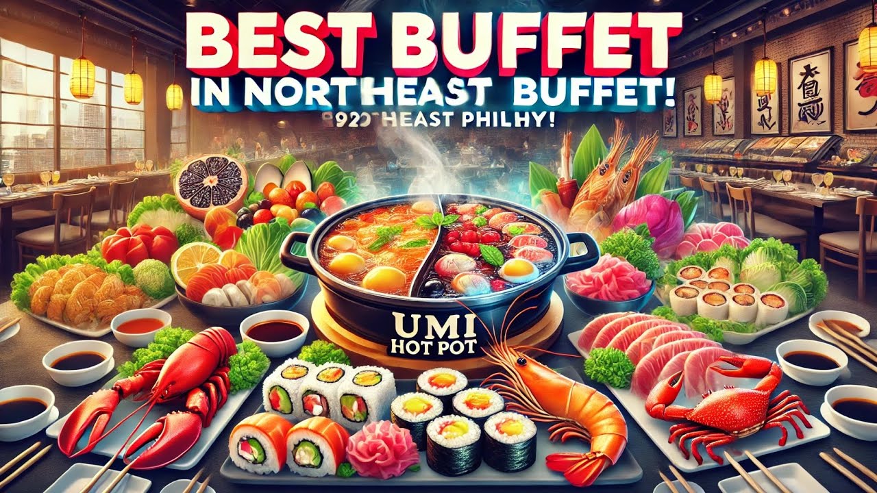 best Buffett in northeast Philly Umi lunch | Day 1 Adventures
