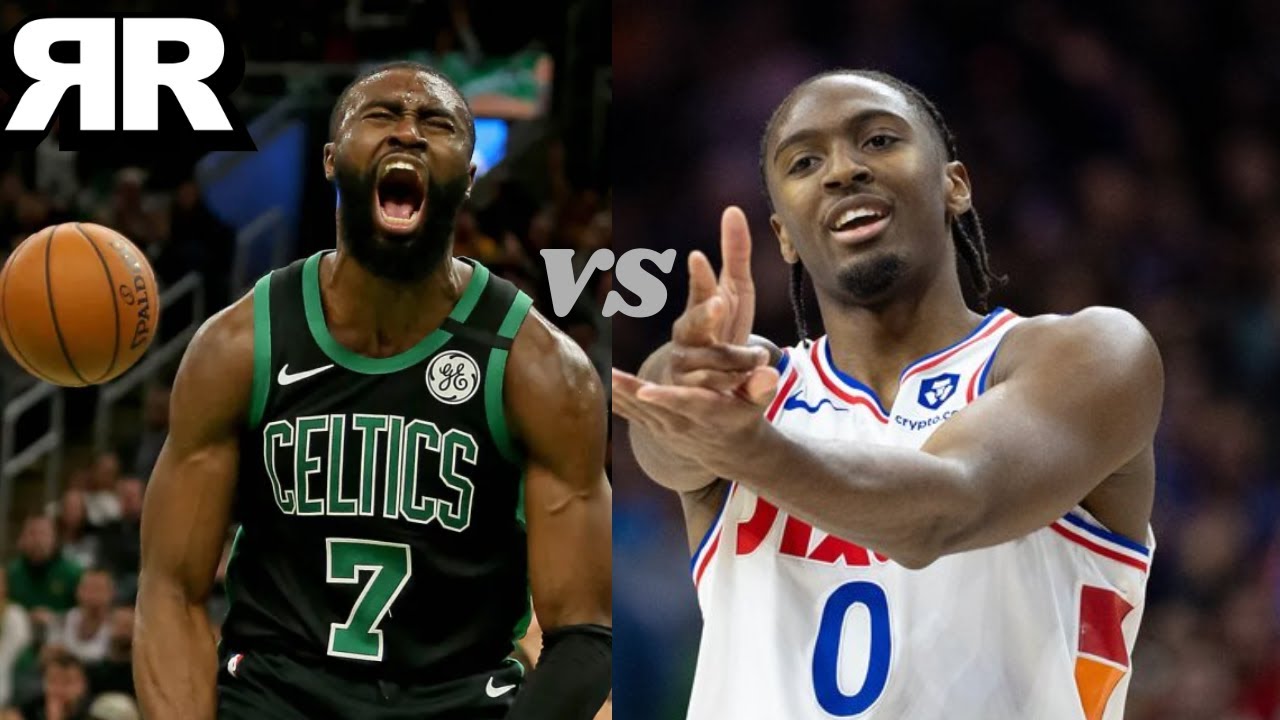 Jaylen Brown vs Tyrese Maxey: NBA Debate👀 - YouTube